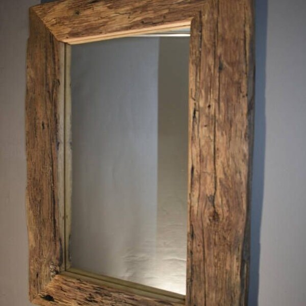 Rustic Mirror - Etsy