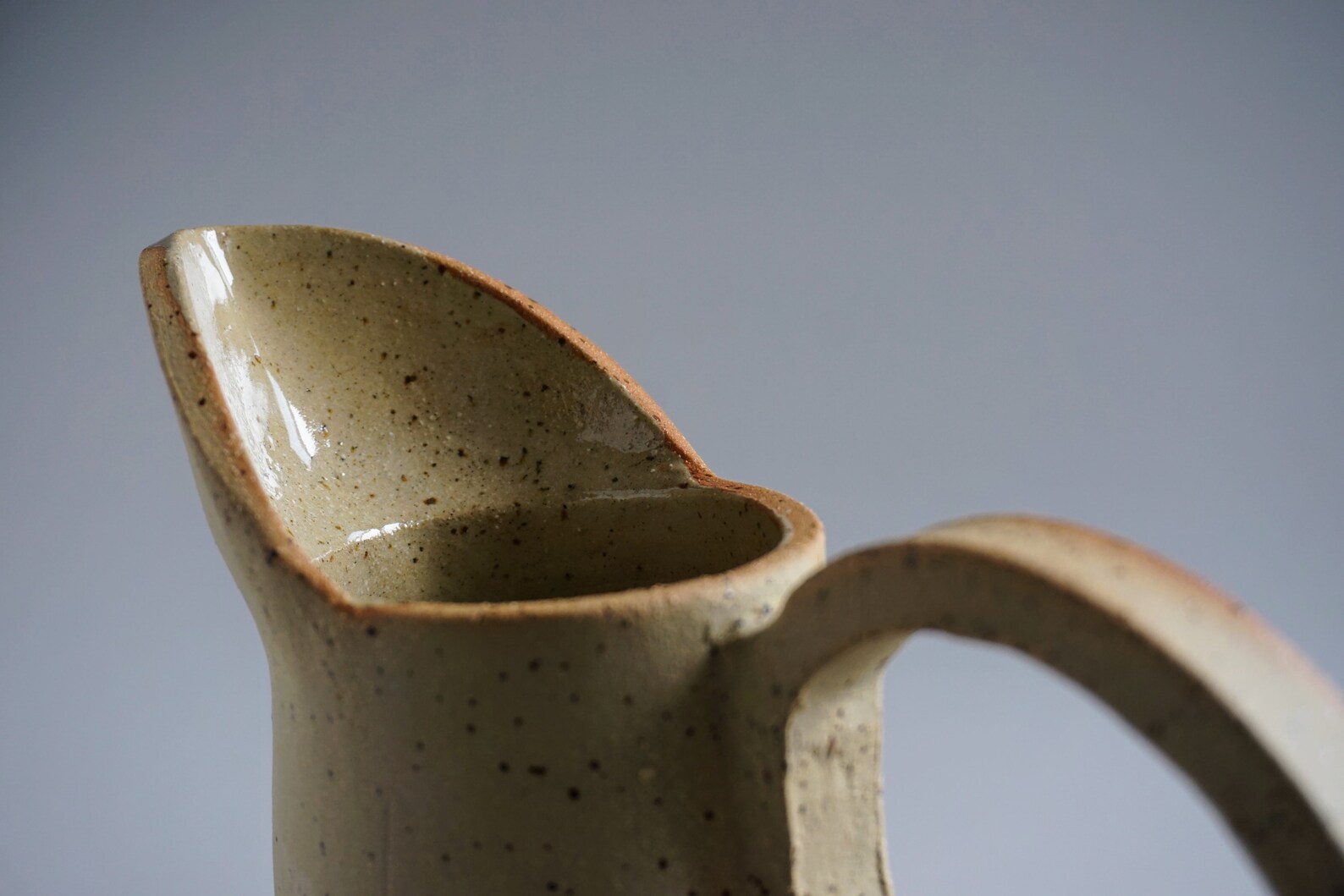 Handmade Stoneware Pitcher / Ceramic Water Pitcher / Flower Ceramic ...