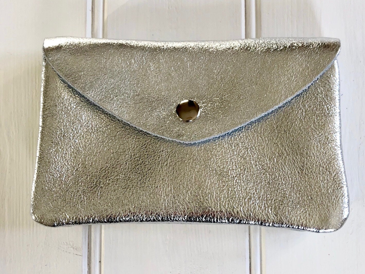 Metallic Leather Purse Metallic Coin Pouch Soft Leather Coin - Etsy UK
