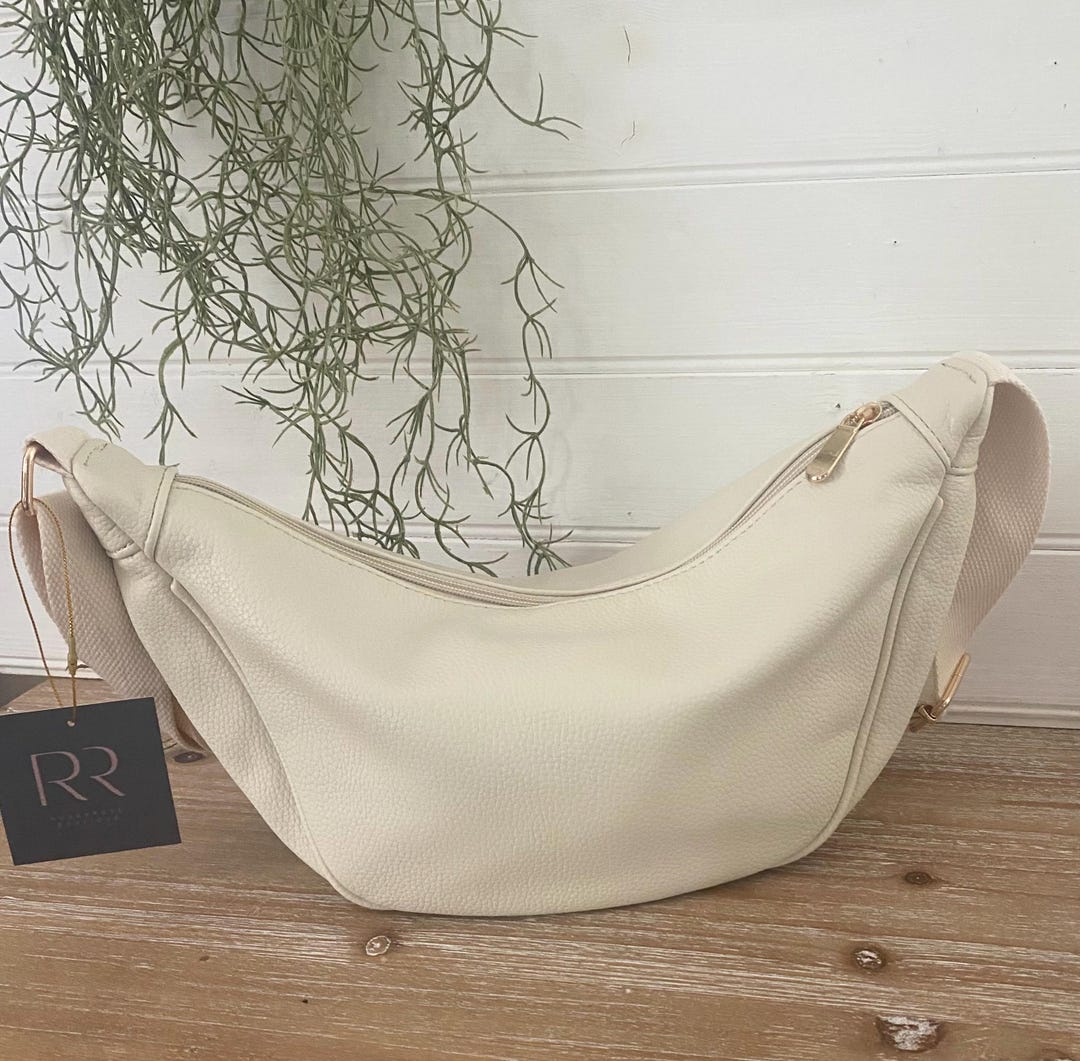 Cream Sling Bag, Stone Bum Bag, Cream Fanny Pack, Cream Waist Bag ...