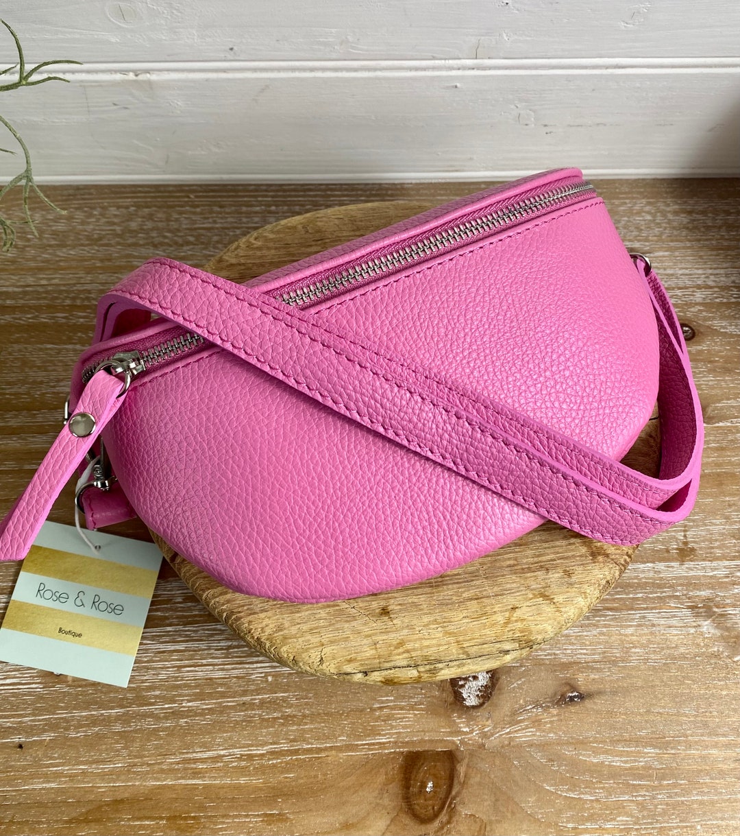 Pink Sling Bag, Pink Bum Bag, Barbie Pink Bag, Candy Pink Waist Bag, Pink Crossbody Bag, Pink ...
