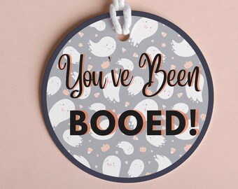 You've Been Booed Tags Cute Ghost Halloween Gift Booed - Etsy