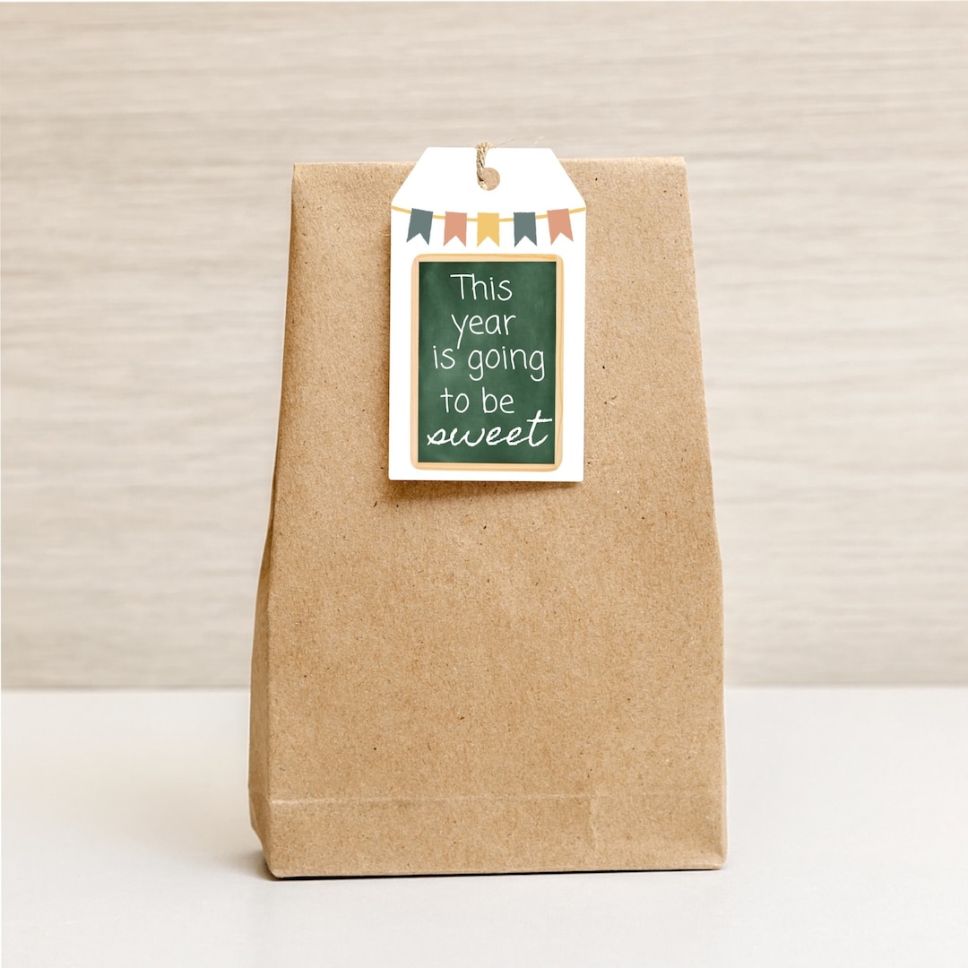 Back to School Treat Tags, Printable School Treat Tags, Treat Bag Tags ...