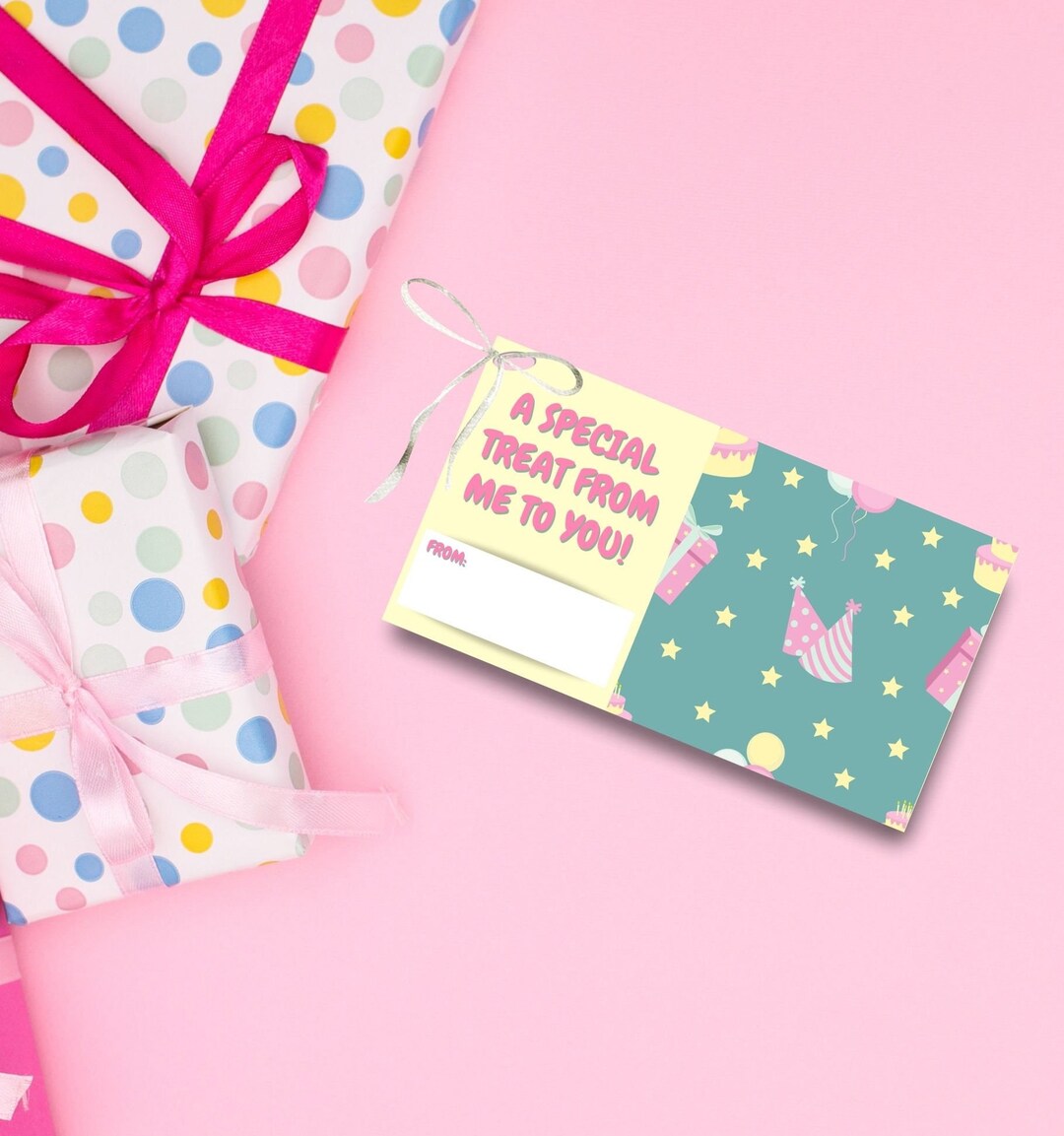 Birthday Treat Tags, PRINTABLE, School Birthday Treat Tags, Printable ...