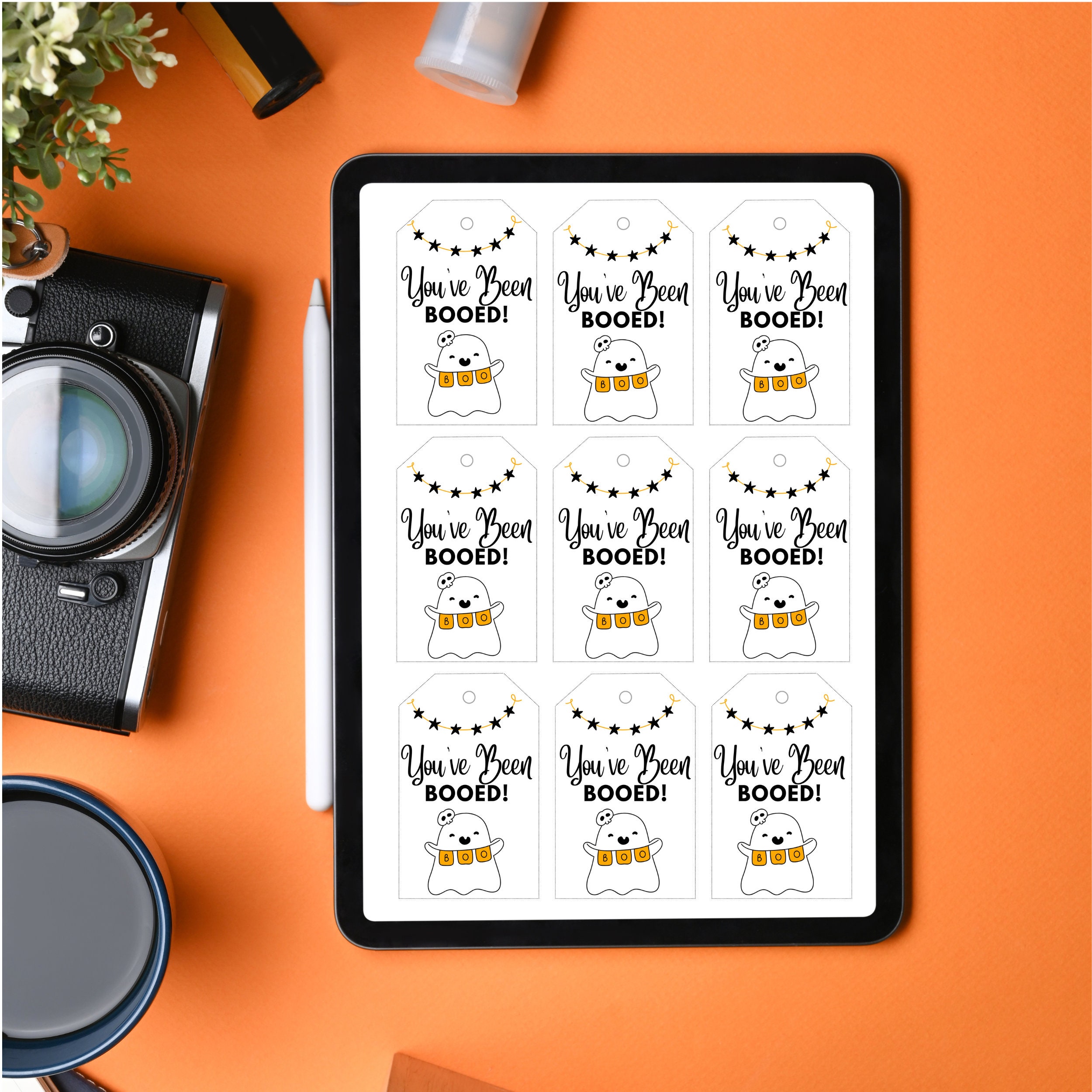 You’ve Been Booed Tags, Halloween Gift Tags, You’ve Been Booed ...