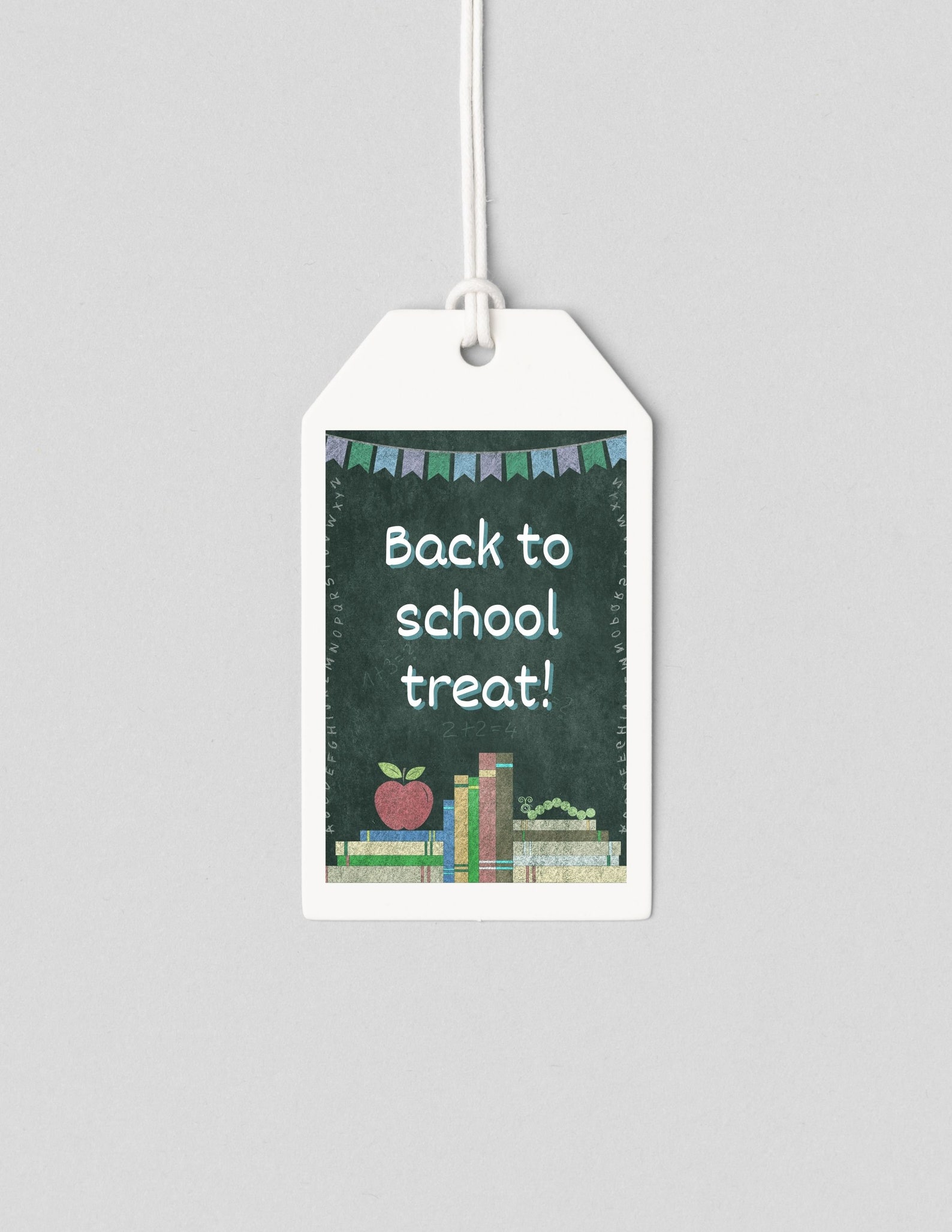 Back to School Treat Tags, Printable School Treat Tags, Treat Bag Tags ...