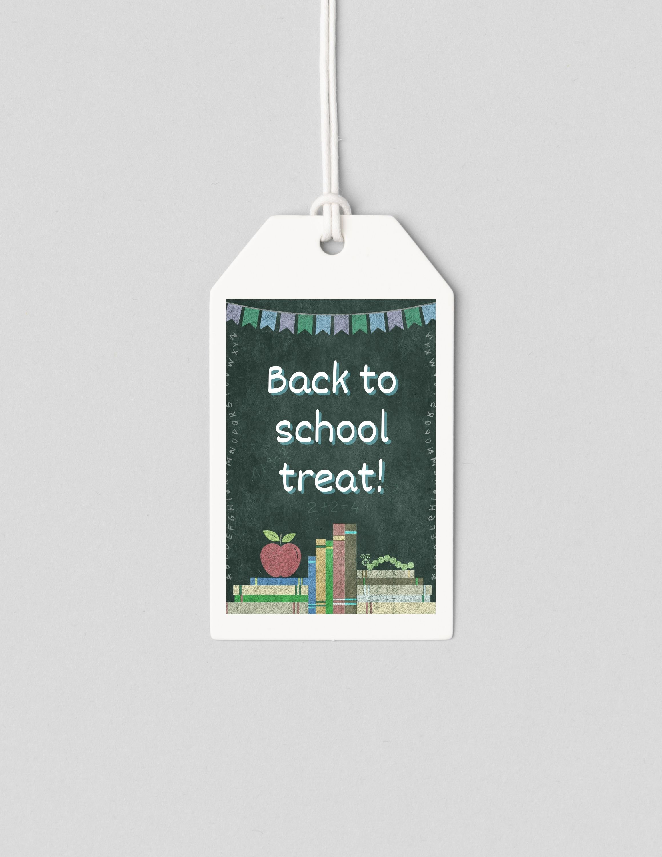Back to School Treat Tags, Printable School Treat Tags, Treat Bag Tags ...