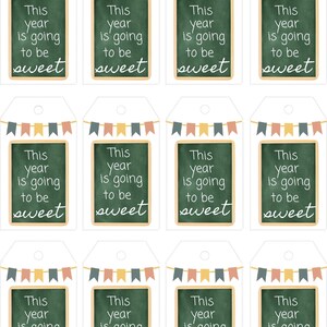 Back to School Treat Tags: Printable Gift Tags (PDF & PNG) - Etsy