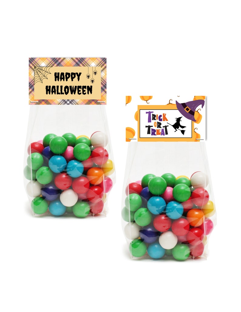 Halloween Treat Bag Toppers, Cookie Bag Toppers, Bag Toppers, Treat ...