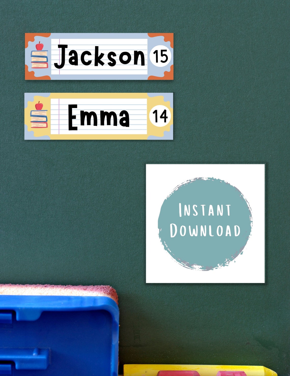 Student Name Tags, Name Tags, Student Name Labels, Back to School ...
