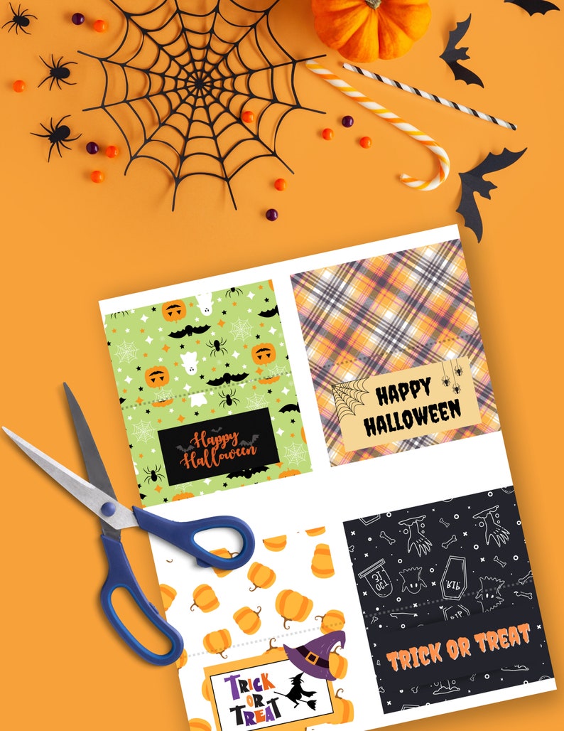 Halloween Treat Bag Toppers, Cookie Bag Toppers, Bag Toppers, Treat ...