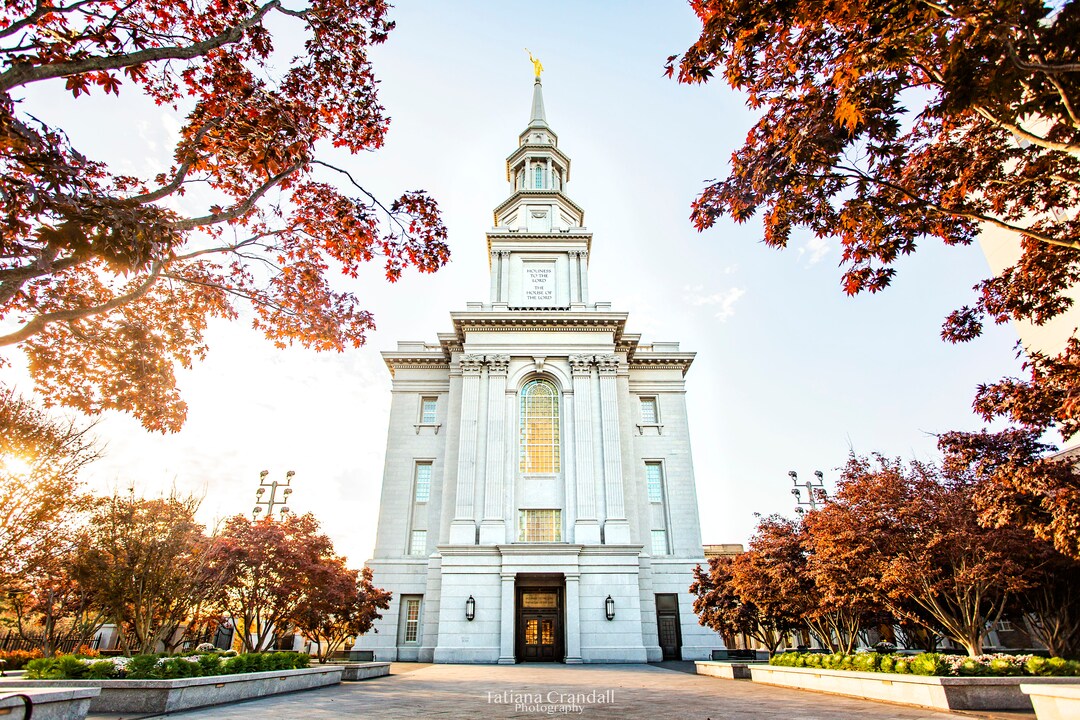Philadelphia Temple Custom Canvas Print - Etsy