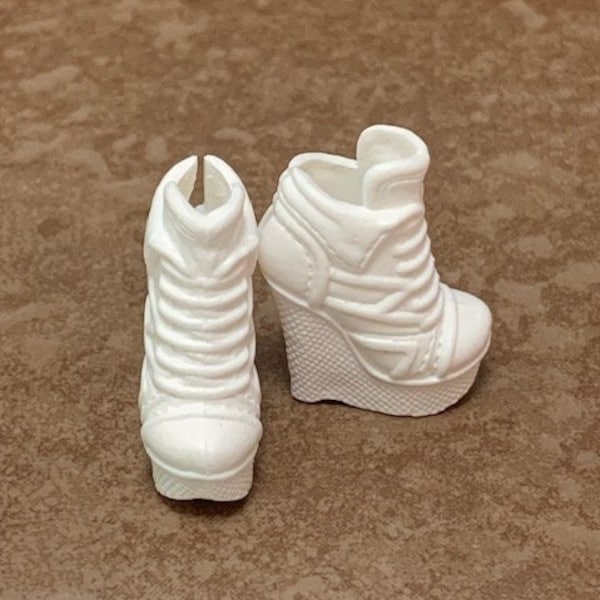 White Barbie Sneakers - Etsy