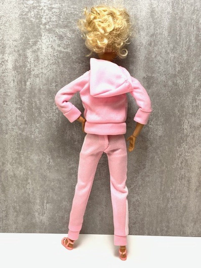 Barbie New Clothes Set Jogging Pants Mock Top Hoodie - Etsy