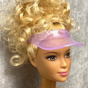 Barbie Visor Purple Clear Sun Visor Head Wear Summer Accessory - Etsy