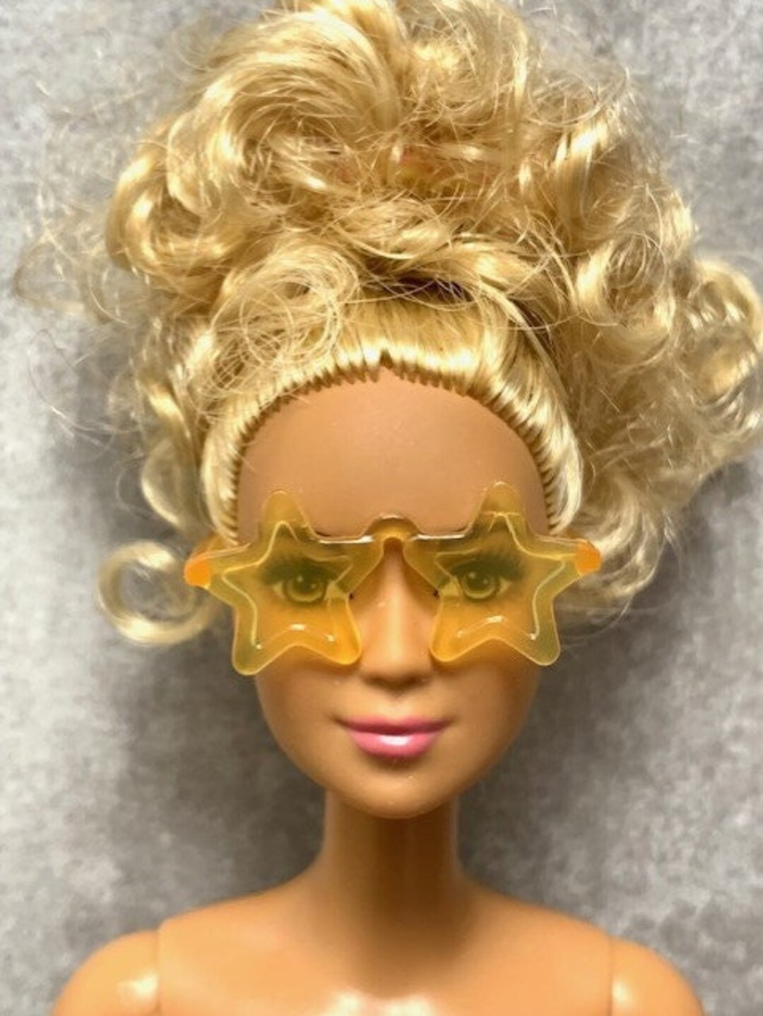 Barbie Doll Star Shaped Sunglasses Sunny Orange Doll Size Scale 1:6 - Etsy