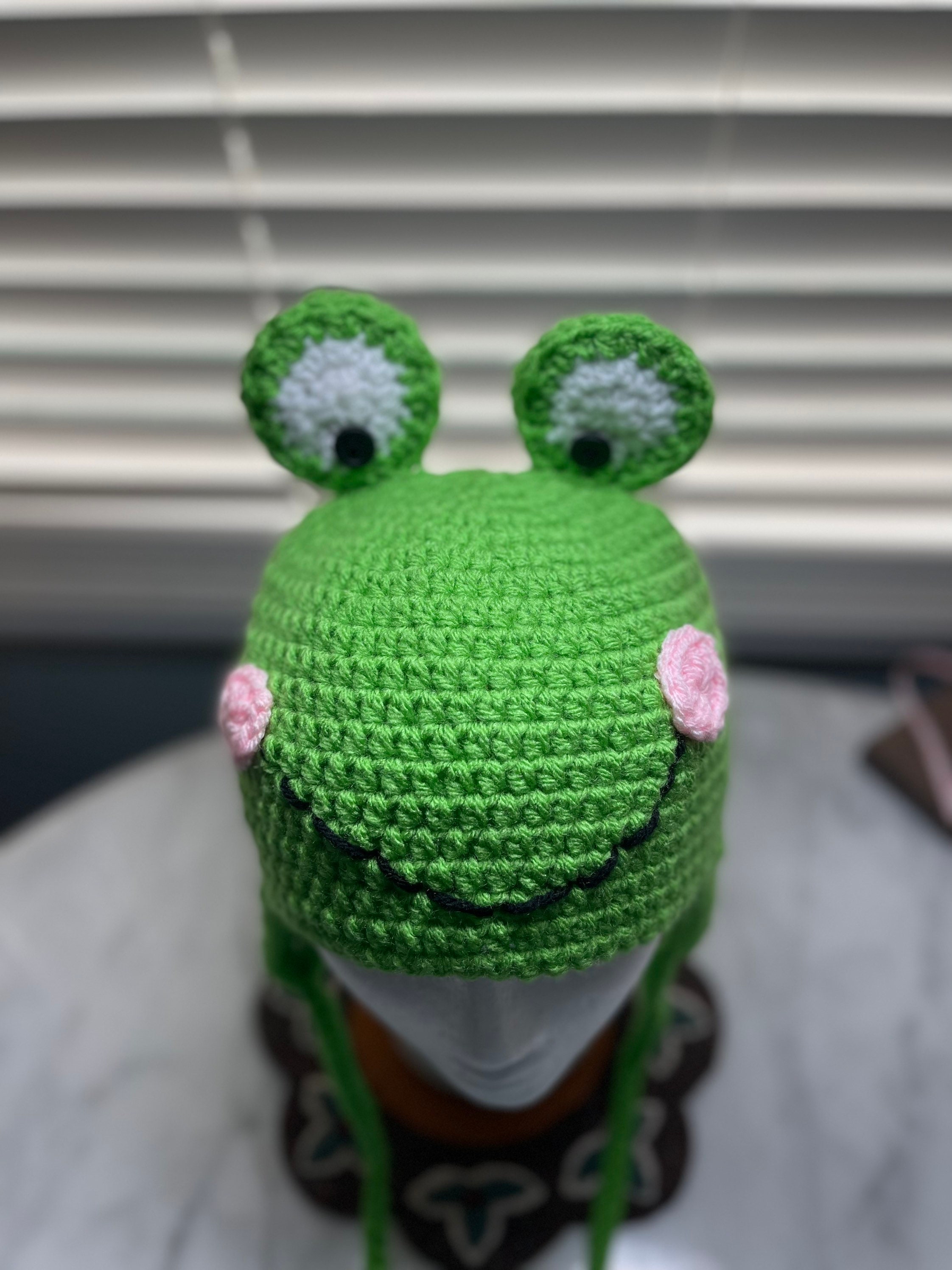 Handmade Crochet Frog Hat - Etsy