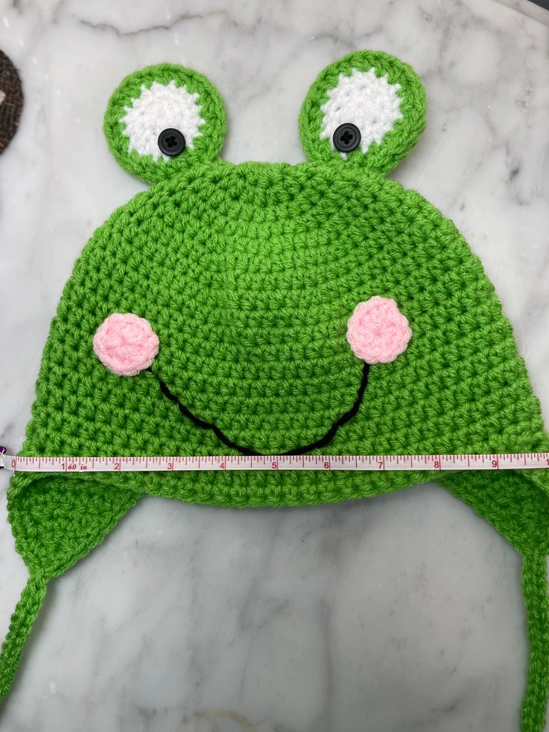 Handmade Crochet Frog Hat - Etsy