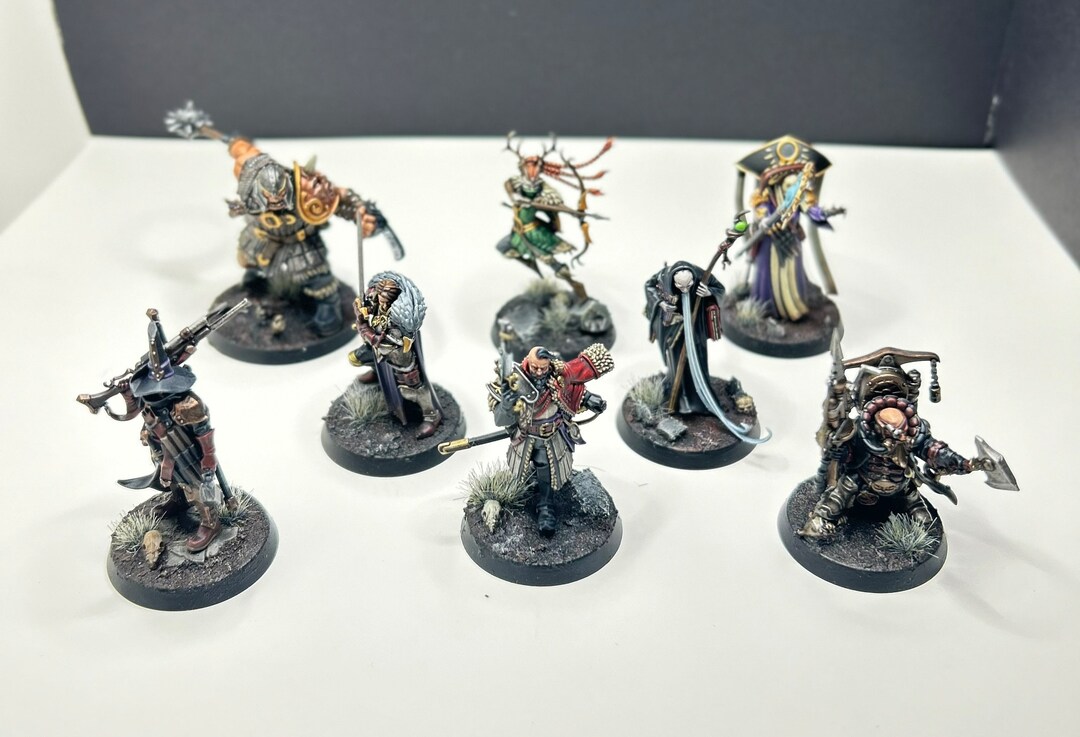 Cursed City Heroes Complete Set Fully Painted Games Workshop Warhammer ...