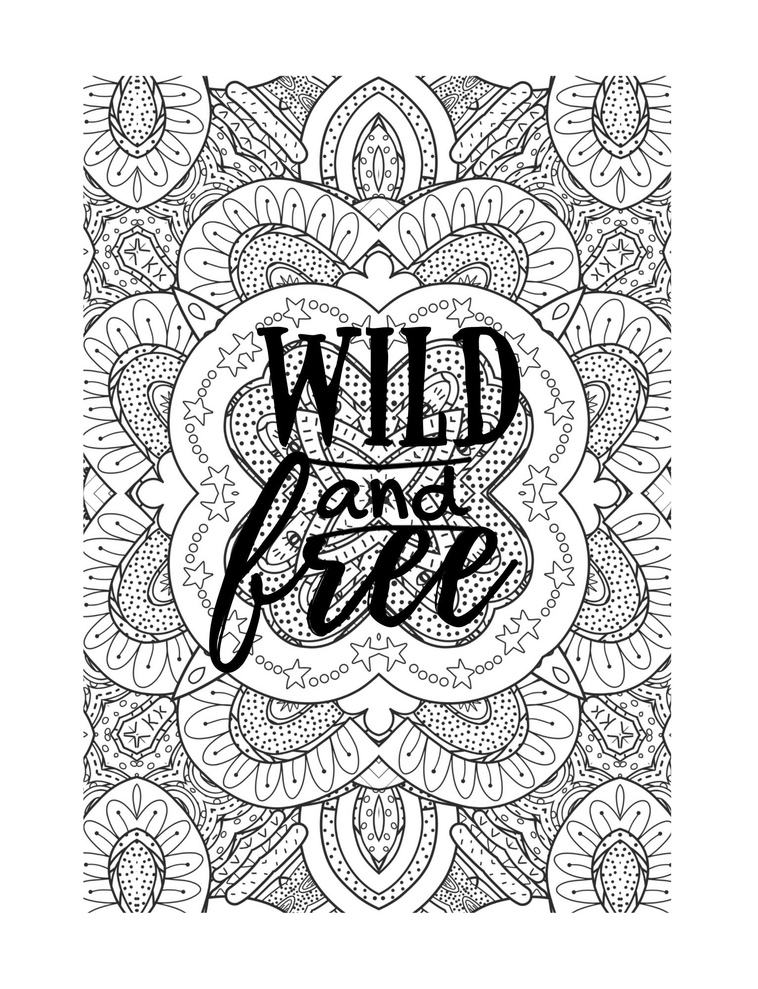 10 Boho Mandala Coloring Sheets - Etsy