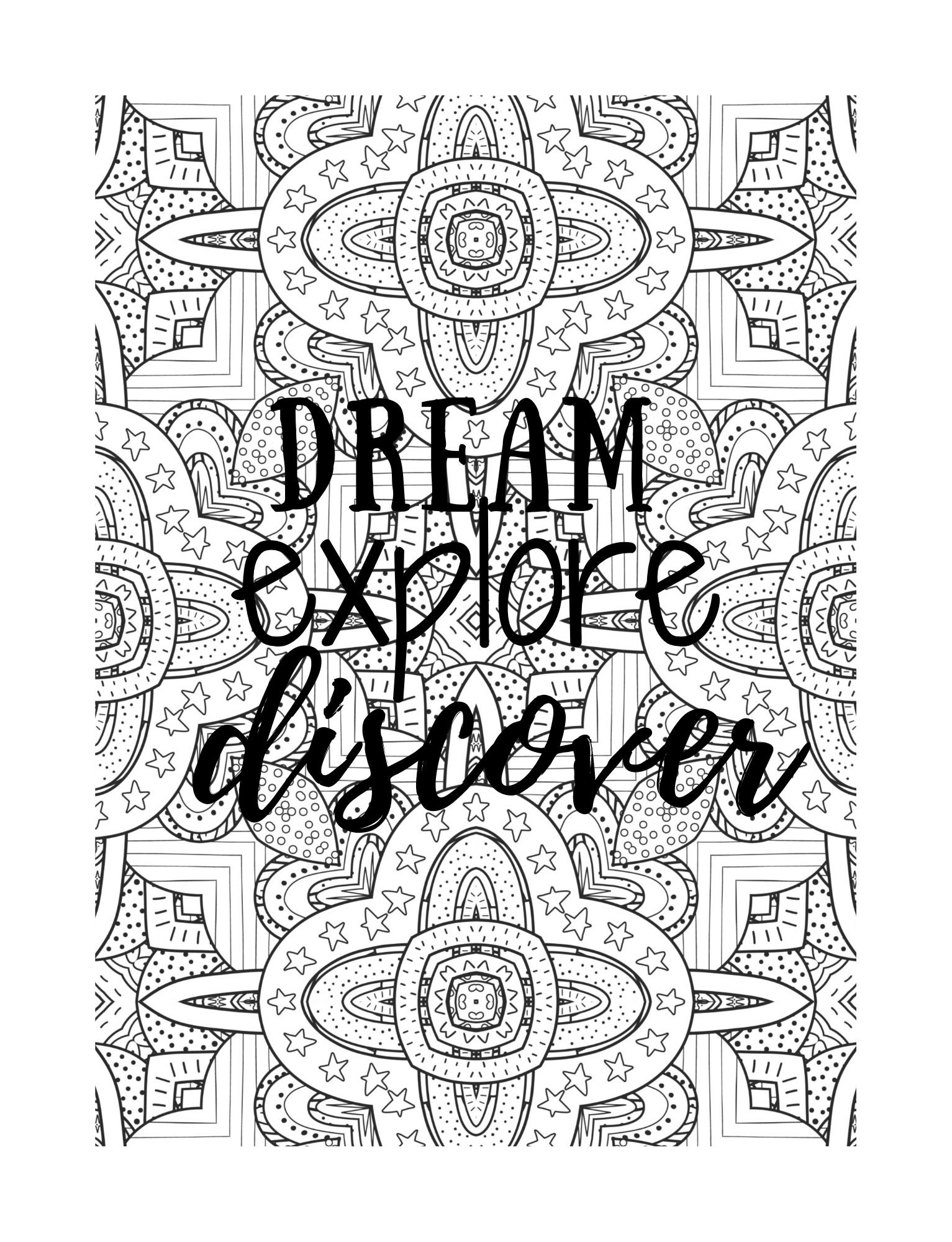 10 Boho Mandala Coloring Sheets - Etsy