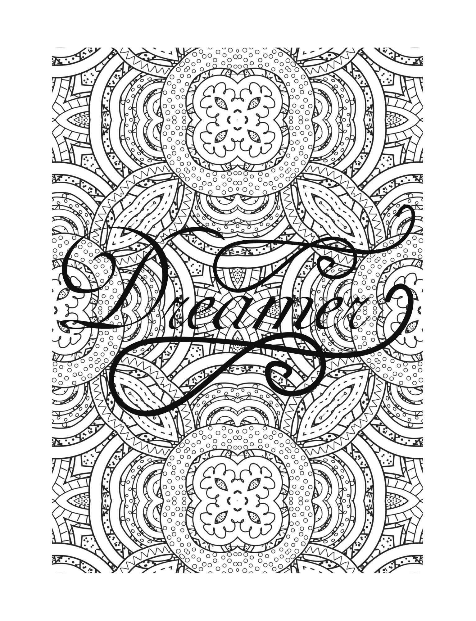 10 Boho Mandala Coloring Sheets - Etsy