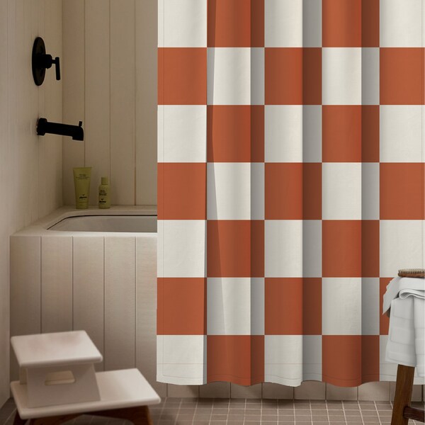 Rust Shower Curtain - Etsy