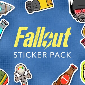 Fallout Sticker Pack Fallout New Vegas Fallout Laptop and Water Bottle ...