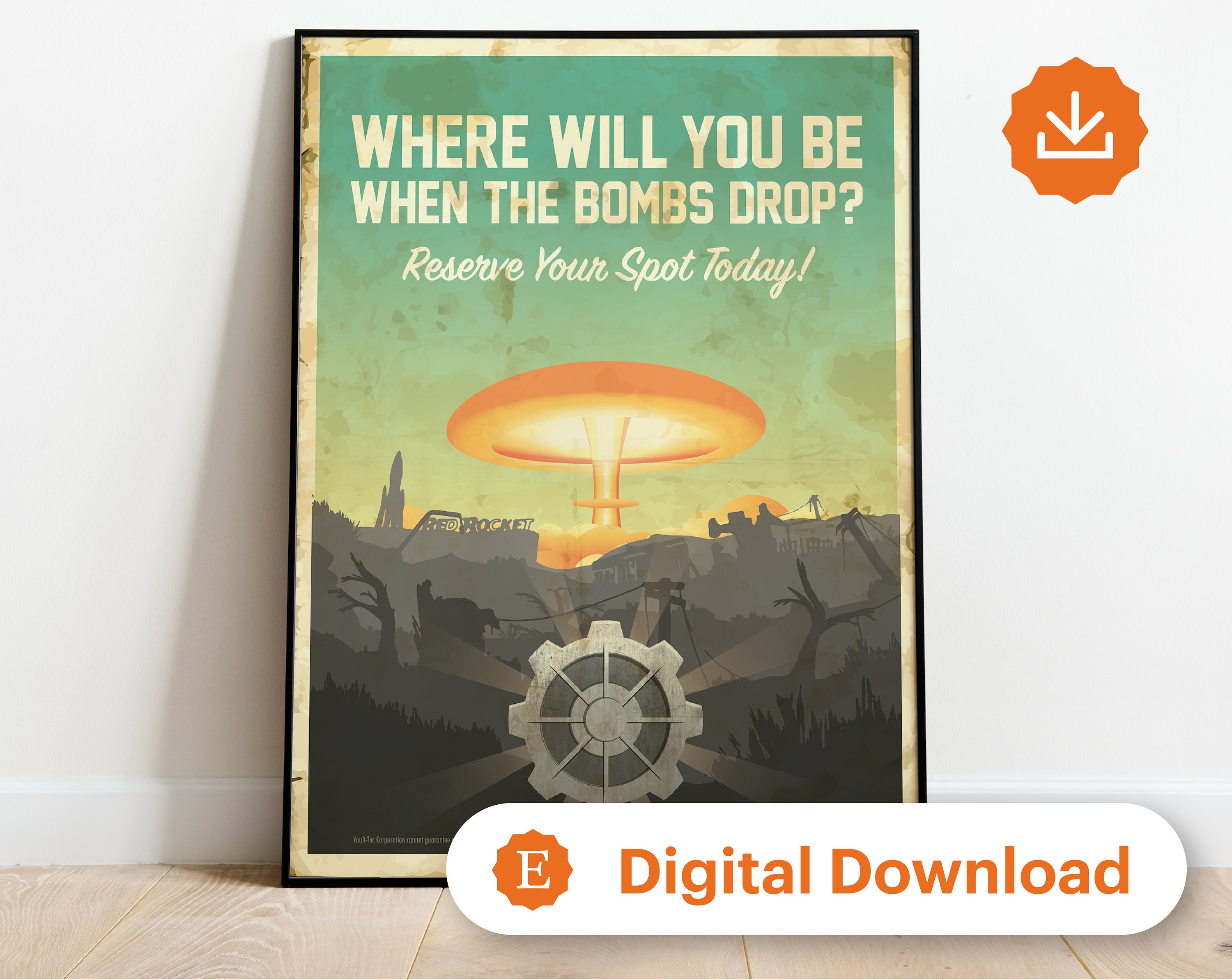 Fallout Poster Vault-tec Vault/ Shelter Ad Inspired Poster - Etsy