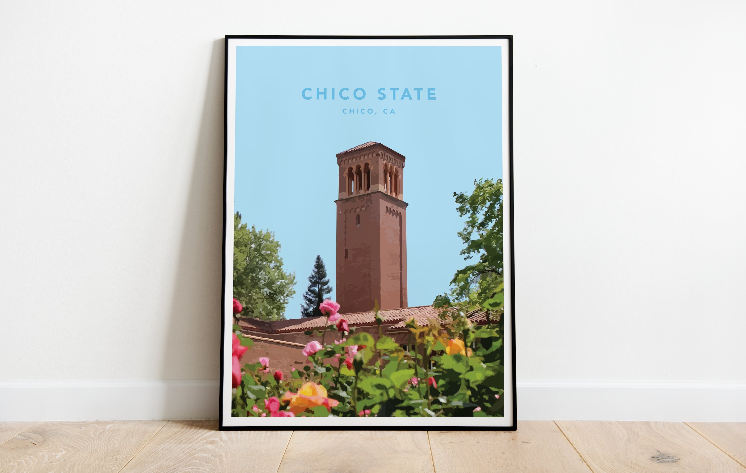 Chico California Poster Chico State Poster Print Chico Ca - Etsy