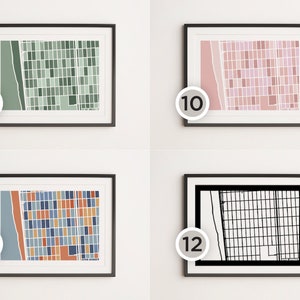 San Francisco Poster Neighborhood Map | Outer Sunset SF Map | SF Map ...