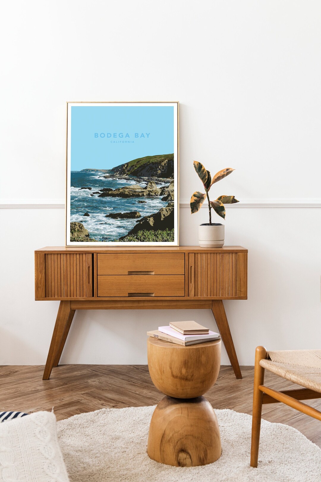 Bodega Bay Poster Print | Sonoma County Art Poster - Etsy