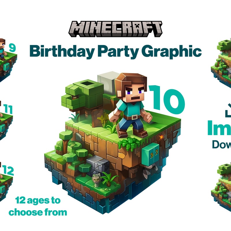 Minecrafts Poster - Etsy