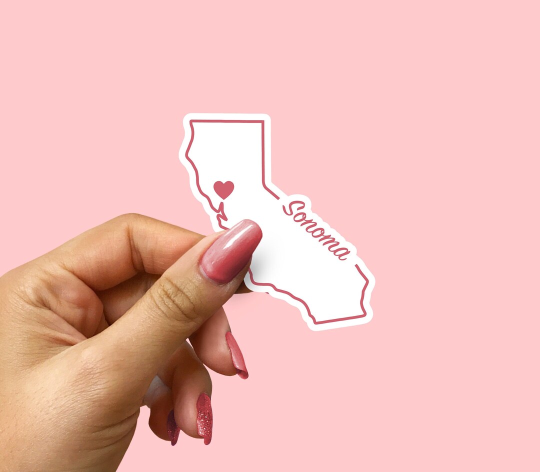 Sonoma County Sticker Sonoma County Gift - Etsy