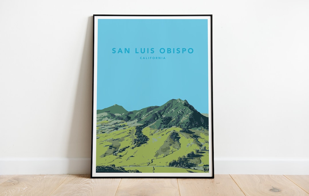 San Luis Obispo Poster Print | Cal Poly SLO Wall Art Poster - Etsy