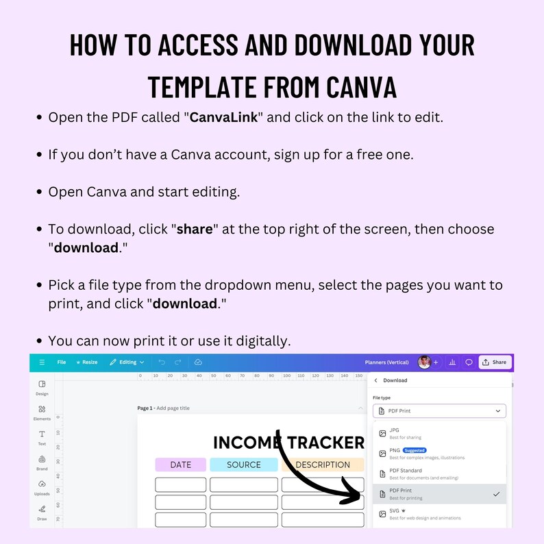 Editable Step Tracker Printable, Step Counter, Daily Step Log, Monthly ...