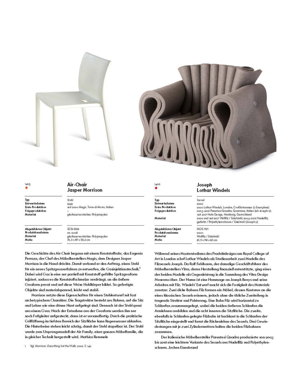 Joseph Felt Chair - Etsy