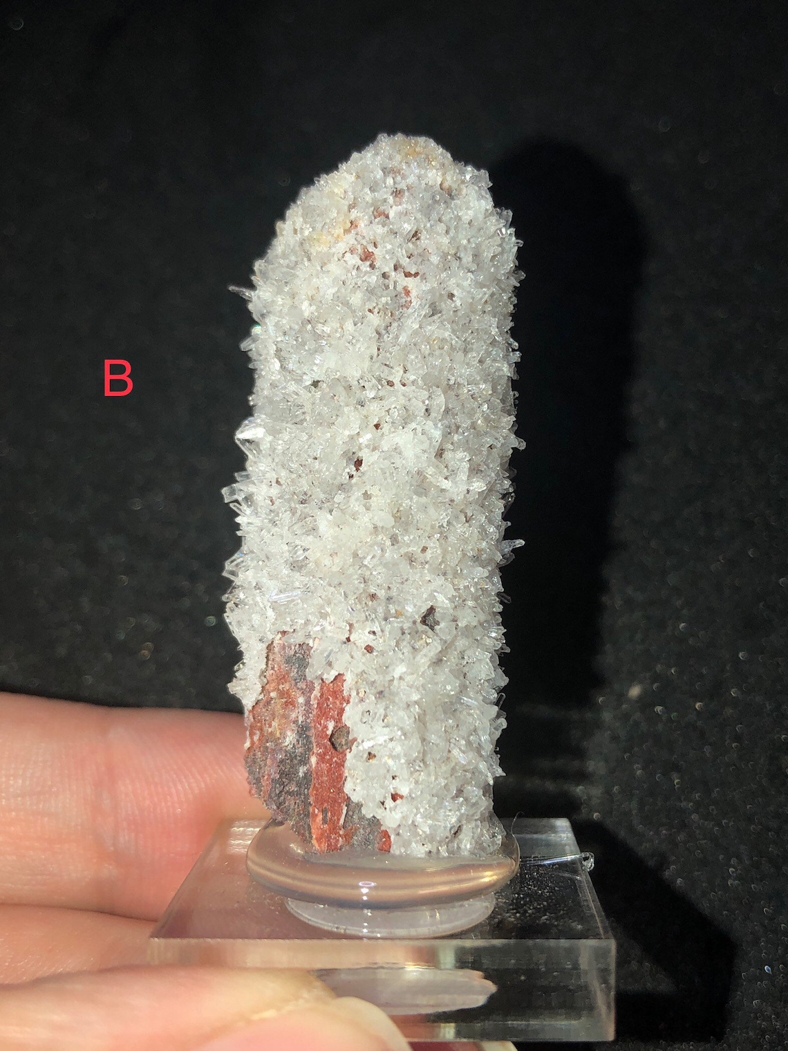 Unique Rare Hematite Quartz Pseudomorph After Epidote(?) Coated W/ Tiny ...