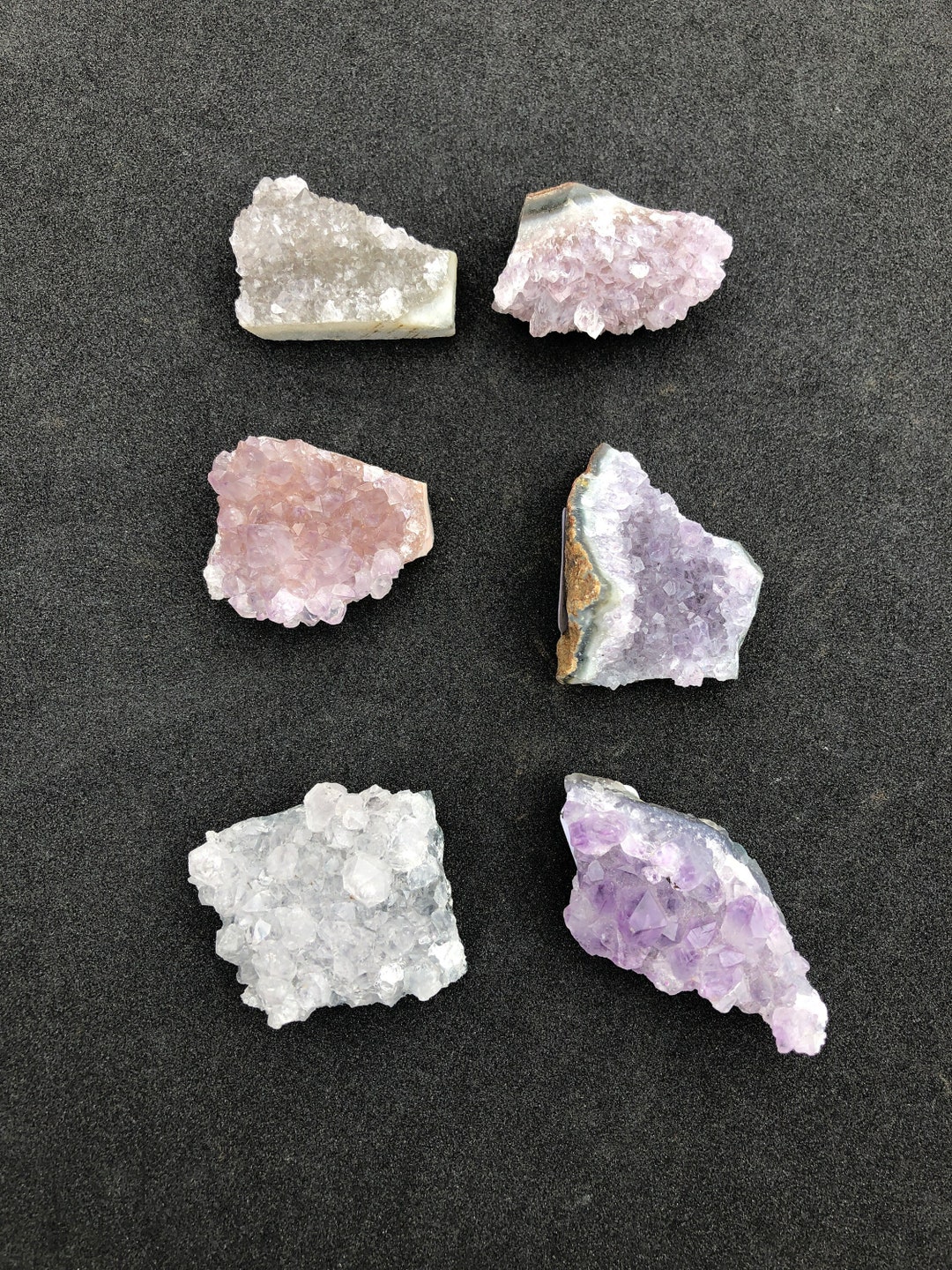 Brazilian Voodoo Amethyst Cluster; Purple Silver Black Red Aquarius ...