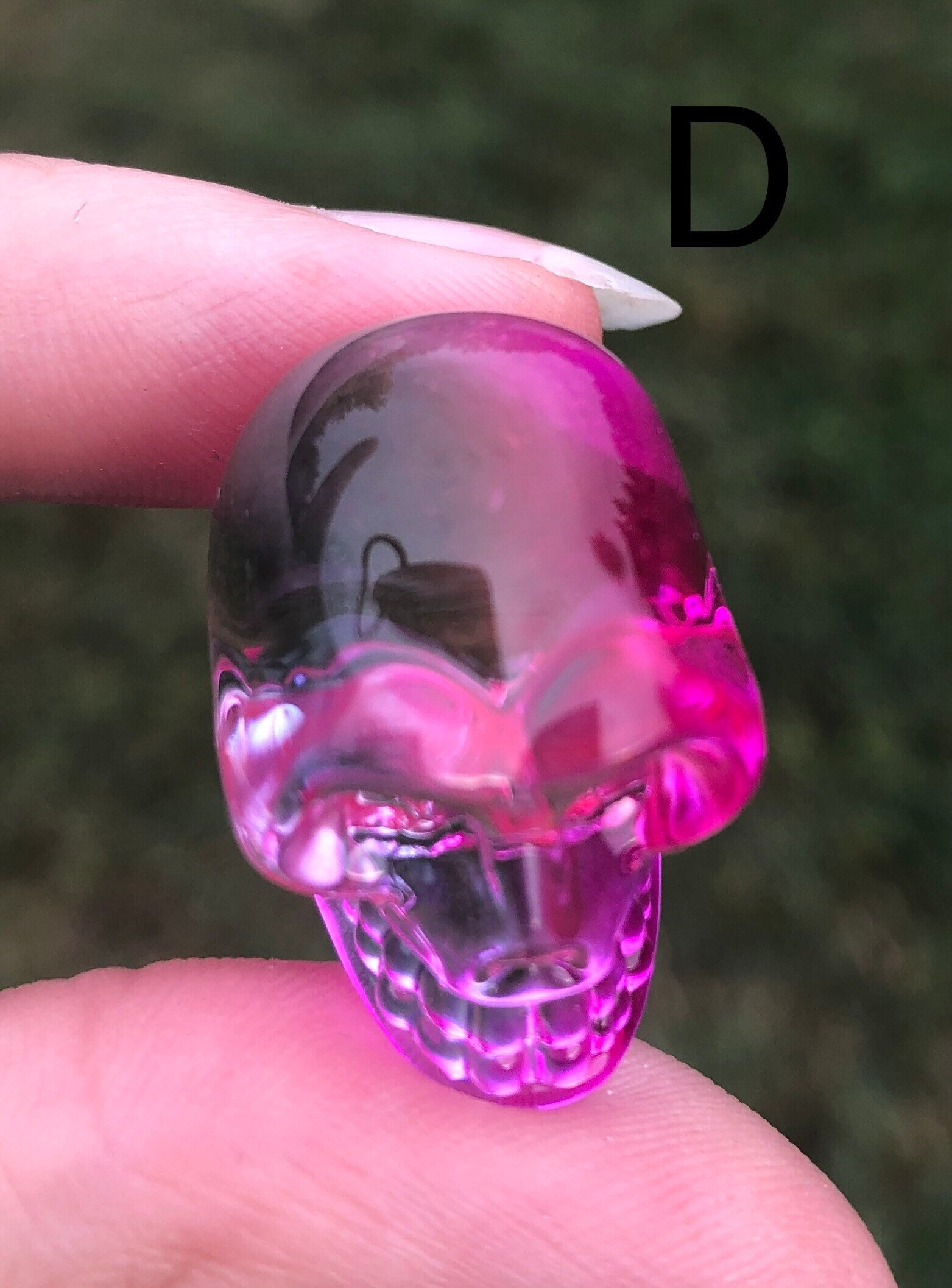Colorful Glass Aura Mini Skulls; Multi-color Transparent Skull - Etsy