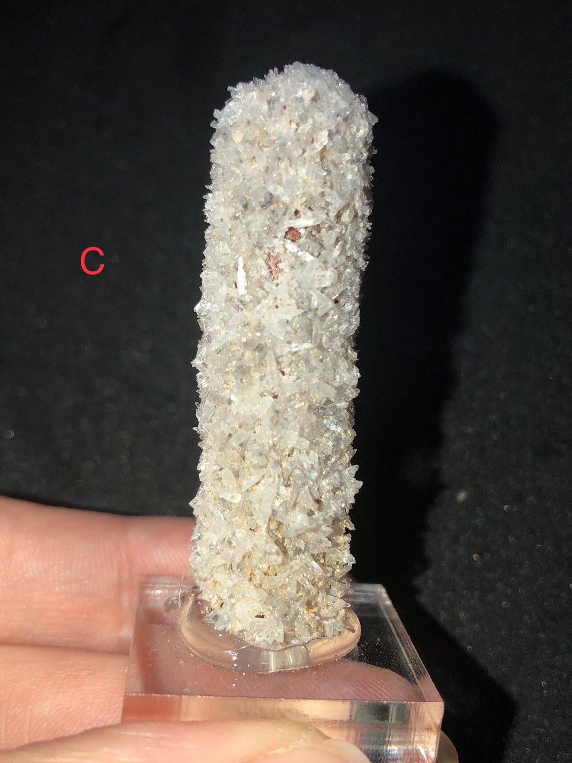 Unique Rare Hematite Quartz Pseudomorph After Epidote(?) Coated W/ Tiny ...