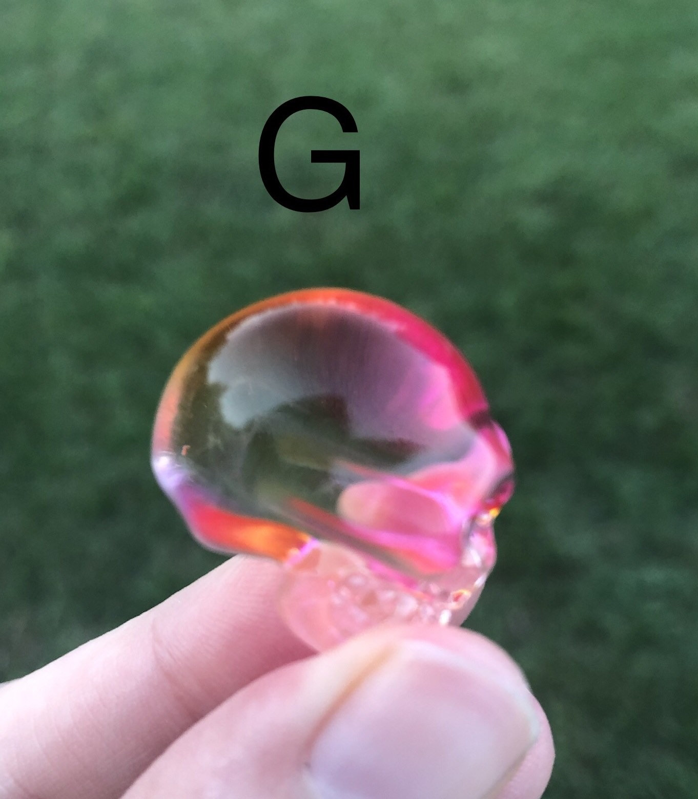 Colorful Glass Aura Mini Skulls; Multi-color Transparent Skull - Etsy