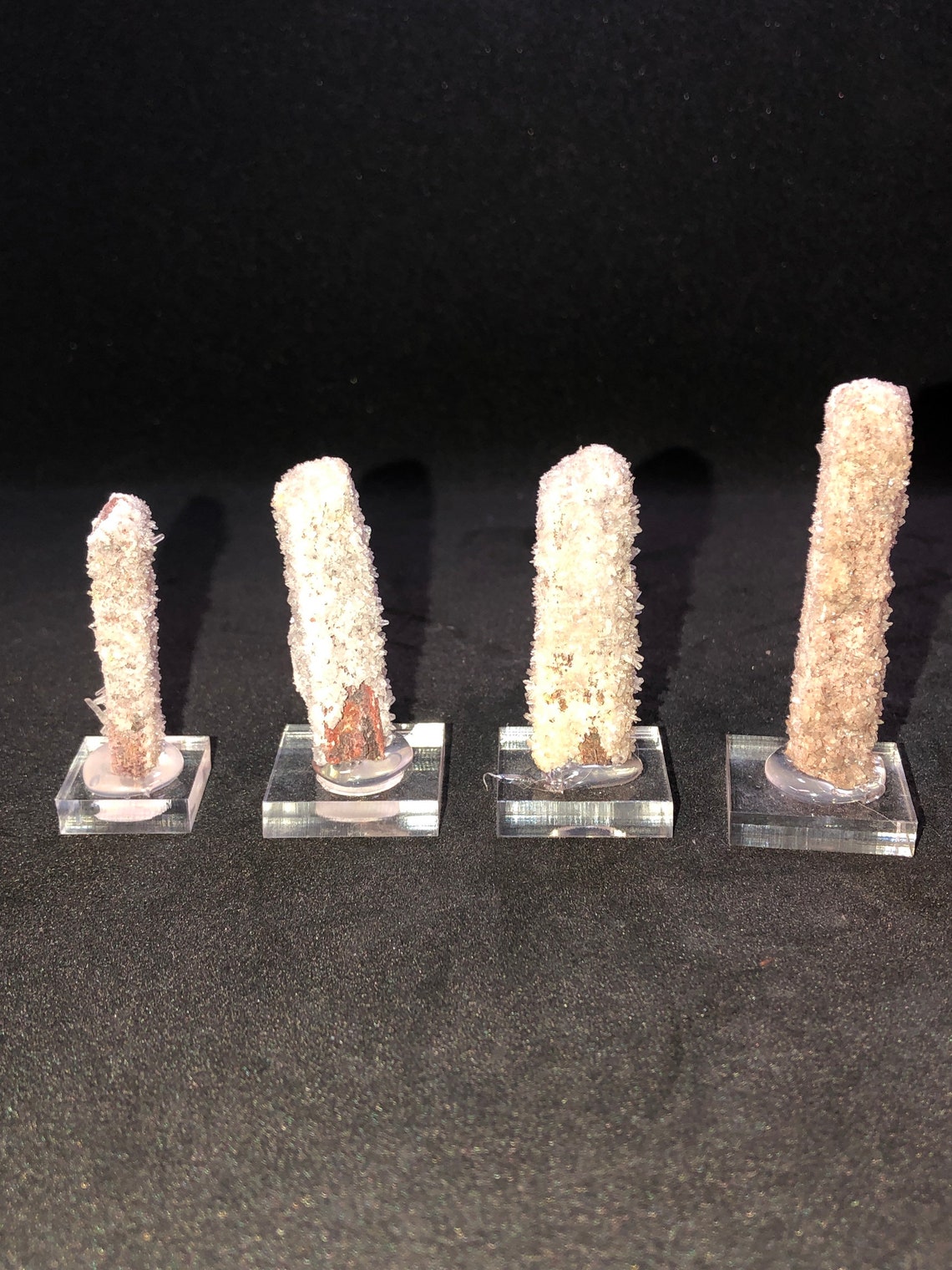 Unique Rare Hematite Quartz Pseudomorph After Epidote(?) Coated W/ Tiny ...
