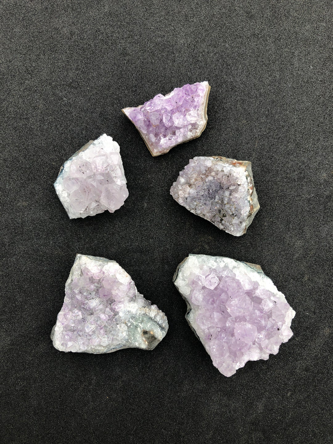 Brazilian Voodoo Amethyst Cluster; Purple Silver Black Aquarius ...