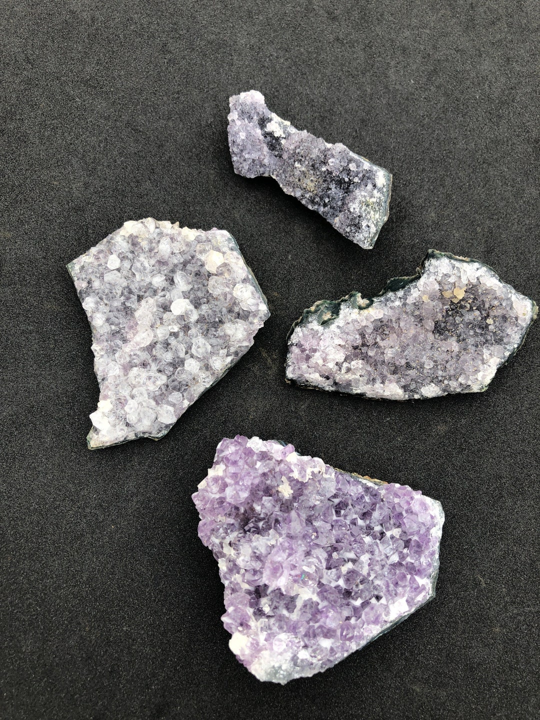 Brazilian Voodoo Amethyst Cluster; Purple Silver Black Aquarius ...