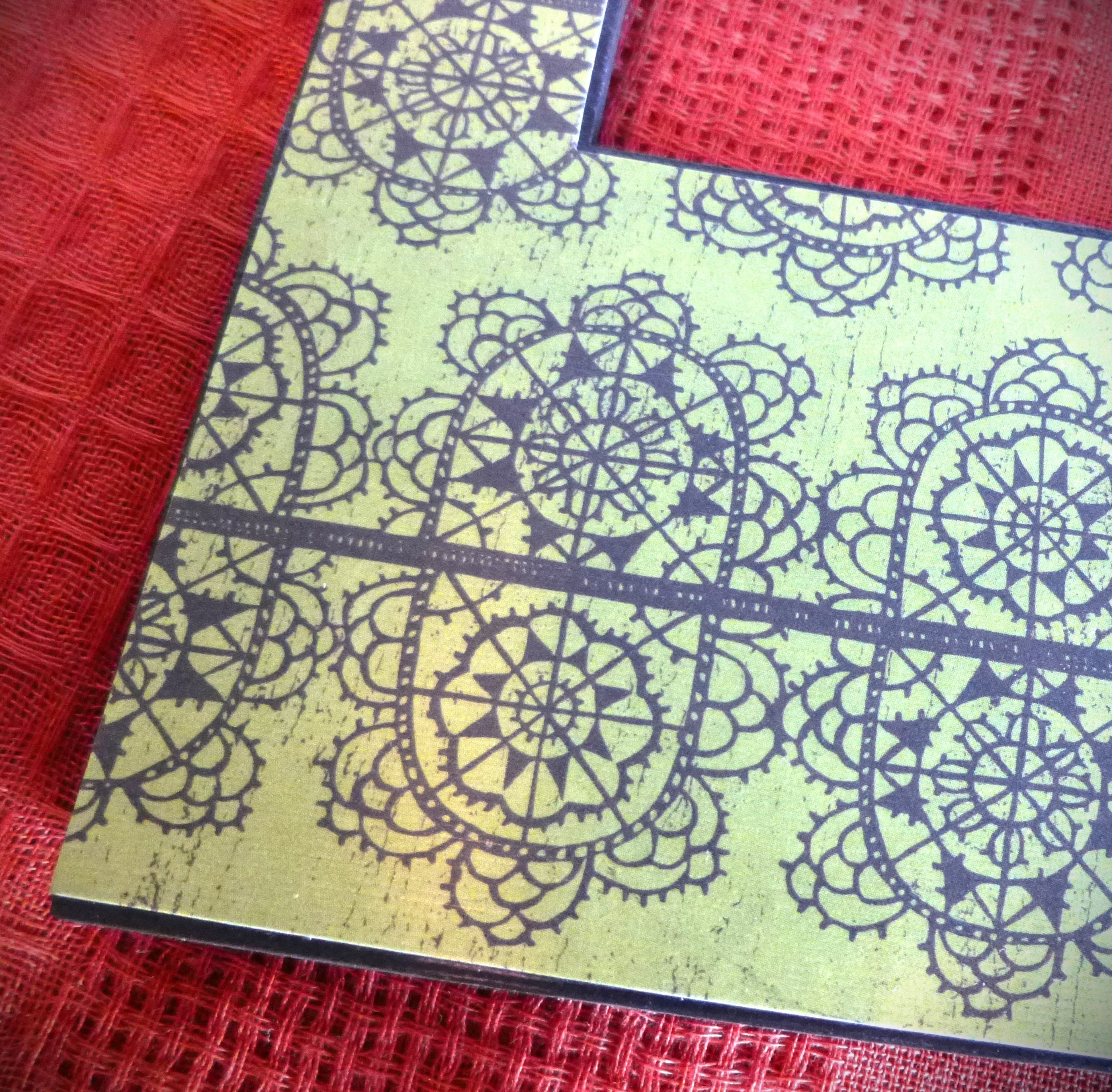 Gothic Lace Picture Frame Photo Frame Decoupage Handmade Dark Academia ...