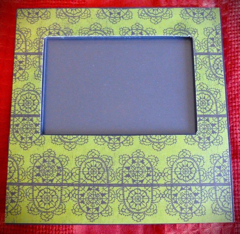 Gothic Lace Picture Frame Photo Frame Decoupage Handmade Dark Academia ...