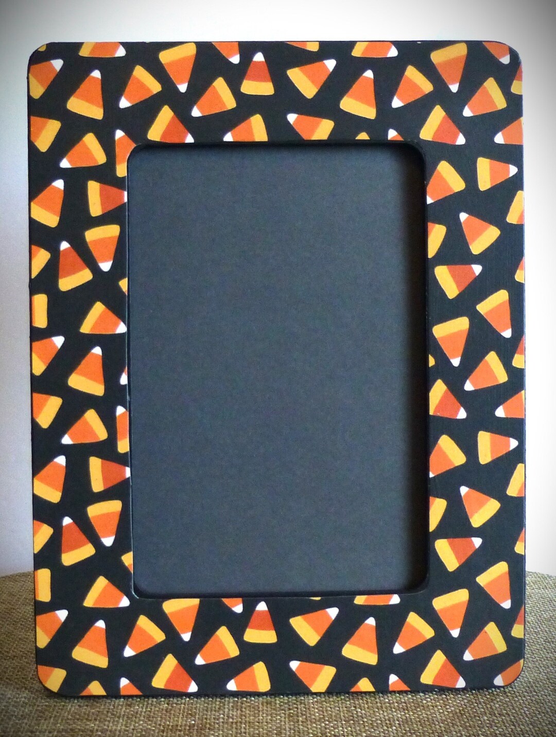 Candy Corn Picture Frame Halloween Photo Frame Handmade Position ...