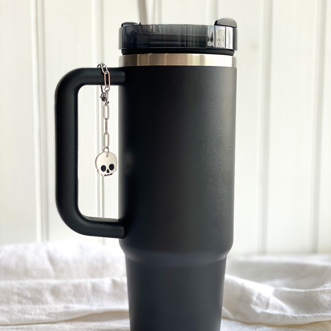 Skull Charm, Stanley Cup Charm, Stanley Quencher Accessories, Polymer ...