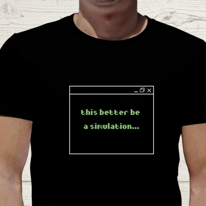Simulation Shirt - Etsy